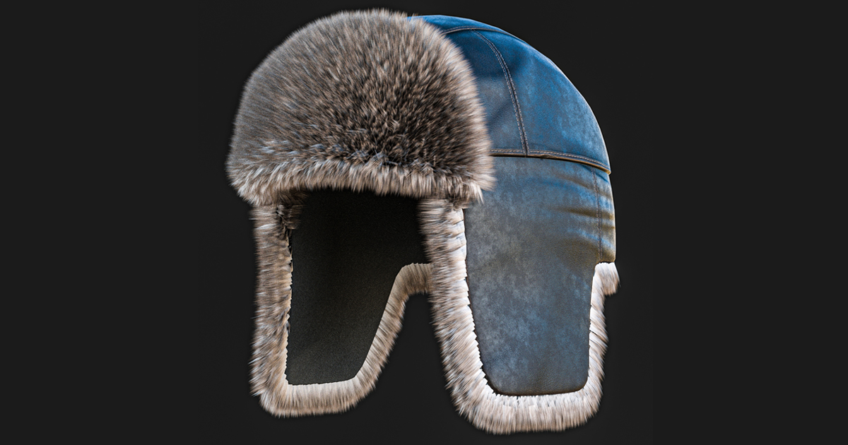 Trapper Fur Ushanka Hat | 3D Clothing | Unity Asset Store