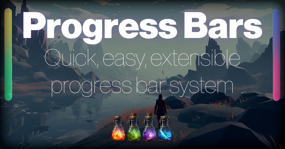 Progress Bars - Customizable and Extensible (Health Bars etc) | GUI Tools | Unity Asset Store