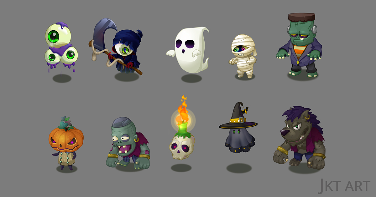 2D Monster pack C | 2D Characters | Unity Asset Store