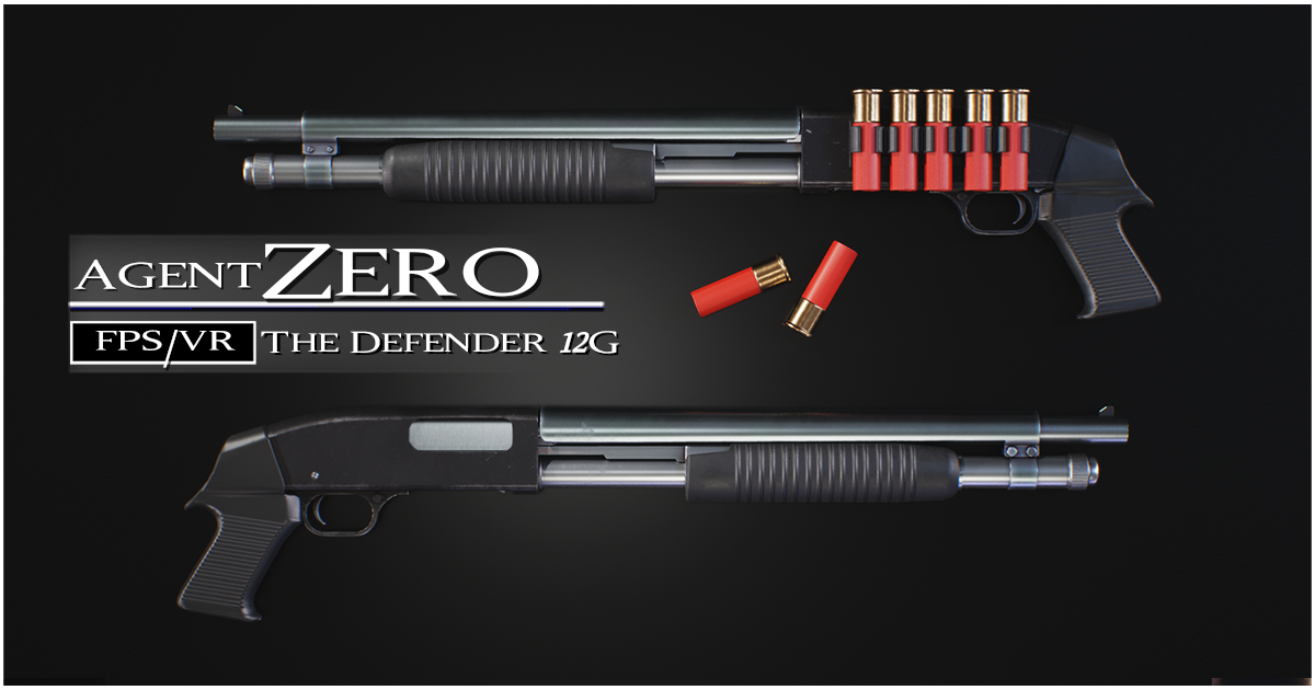 The Defender Shotgun | 3D Guns | Unity Asset Store