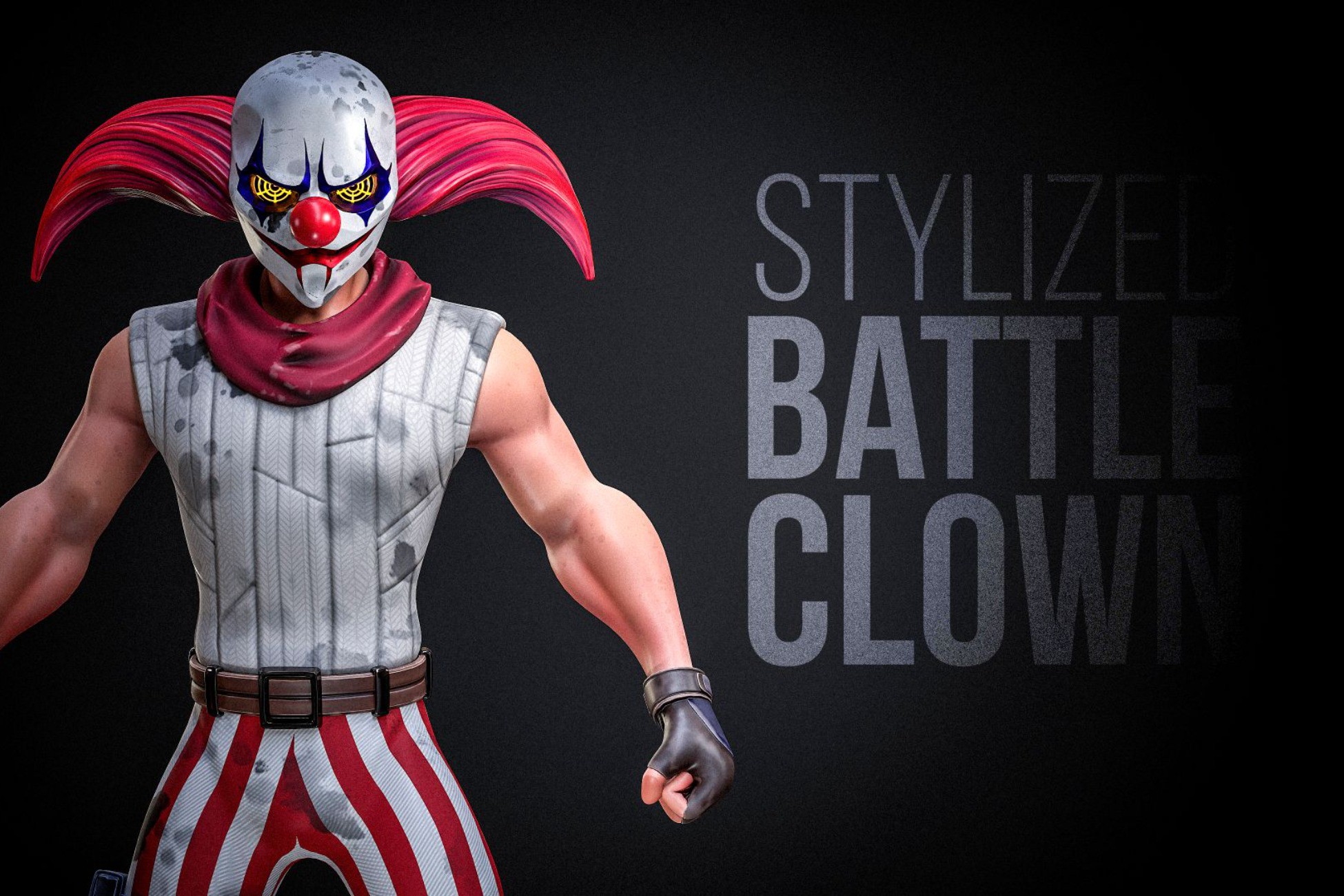 Stylized Battle Clown | 3D Characters | Unity Asset Store