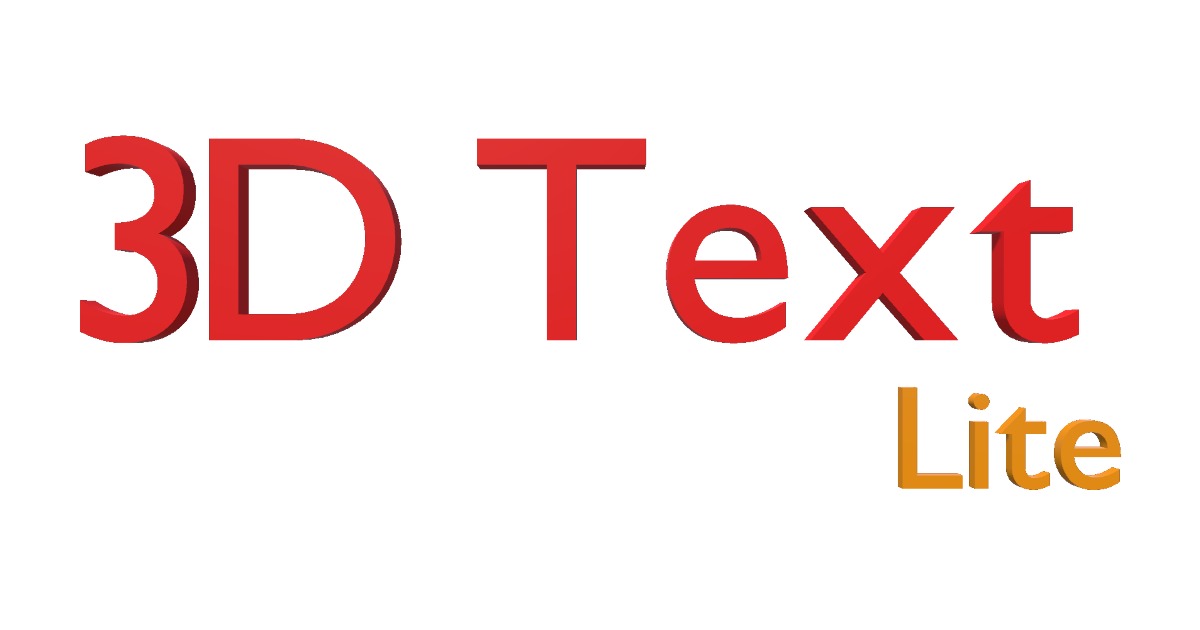 3D Text Lite | Utilities Tools | Unity Asset Store