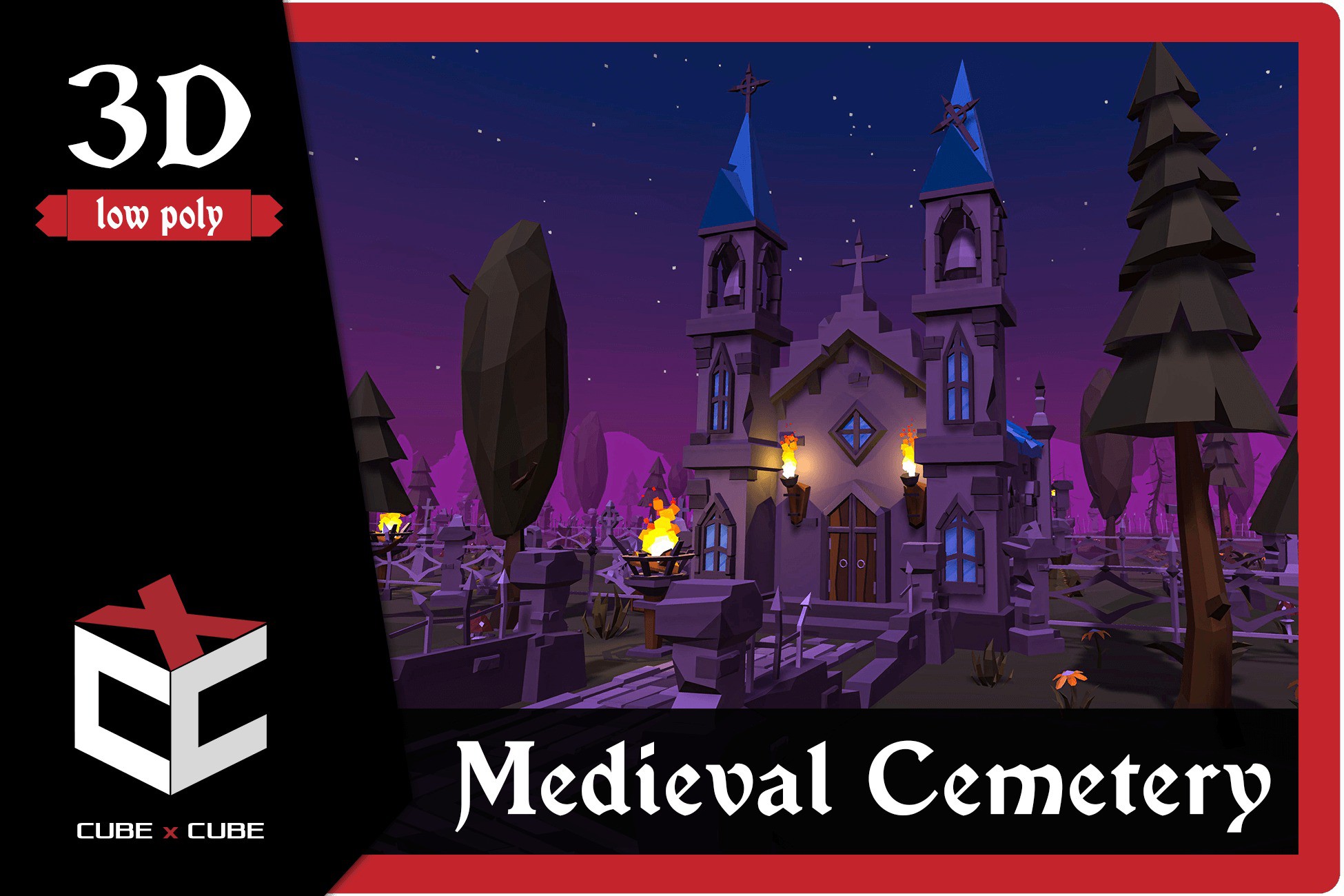 CubexCube - Medieval Cemetery Pack | 3D Fantasy | Unity Asset Store