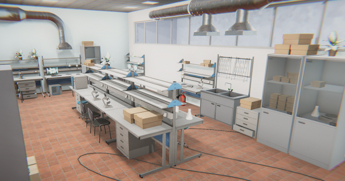 Laboratory - interior and props | 3D Interior | Unity Asset Store