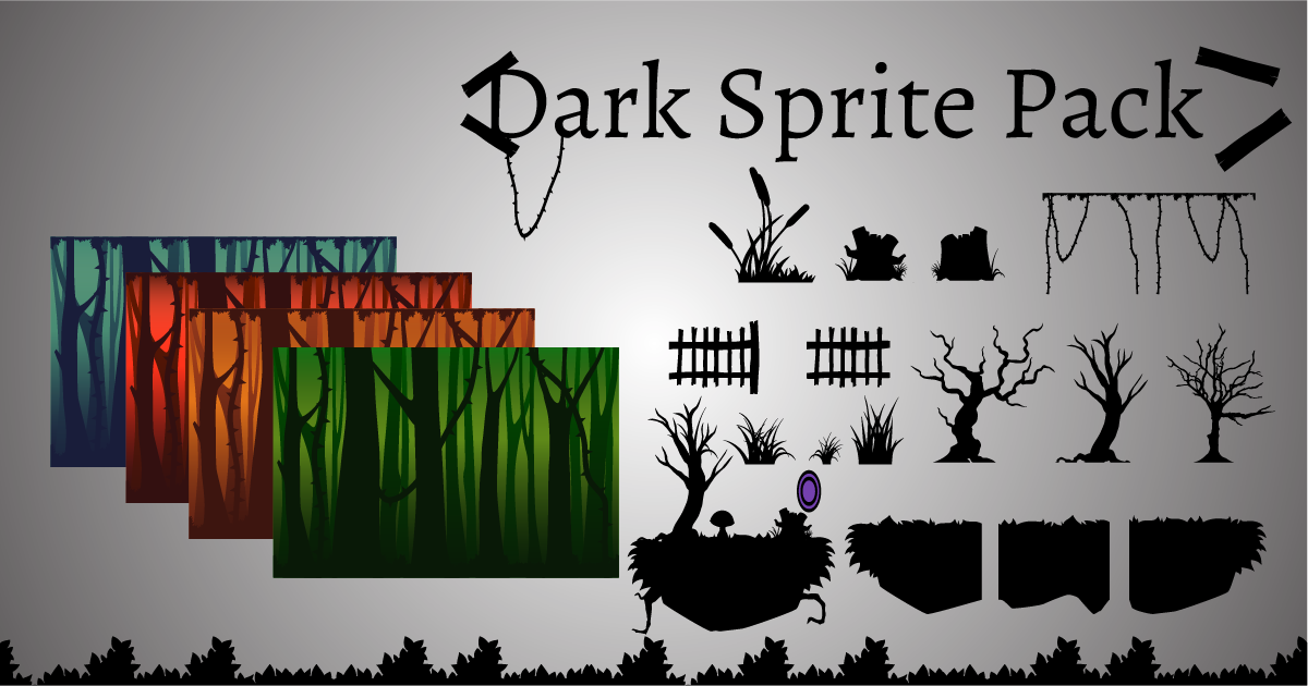 Dark Sprite Pack | 2D Environments | Unity Asset Store