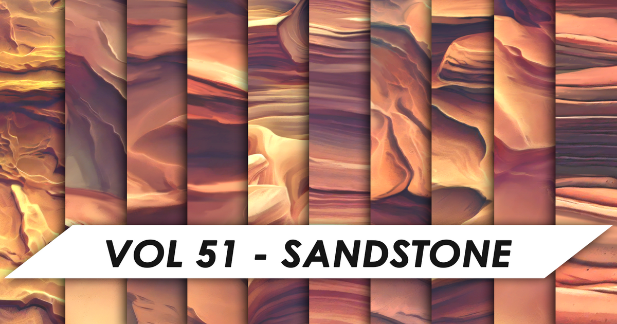 Stylized Textures - Vol 51 - Sandstone | 2D Textures & Materials ...