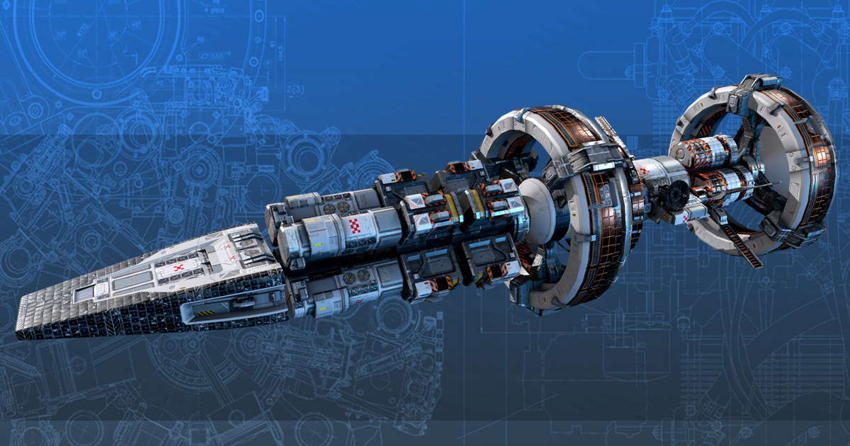 MODULAR Colony StarShip CF3 | 3D Space | Unity Asset Store