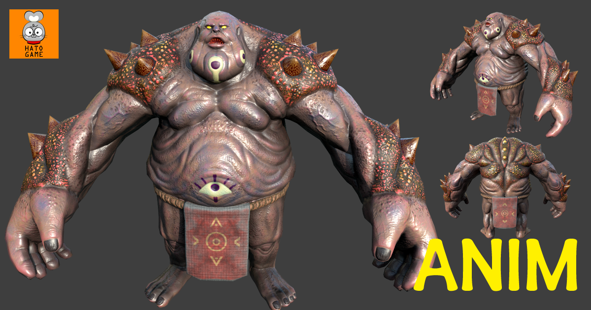 Giant monster boss | 3D 캐릭터 | Unity Asset Store
