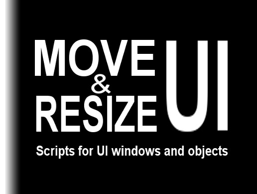 Move And Resize Ui Scripts For Ui Windows And Objects Gui Tools Unity Asset Store