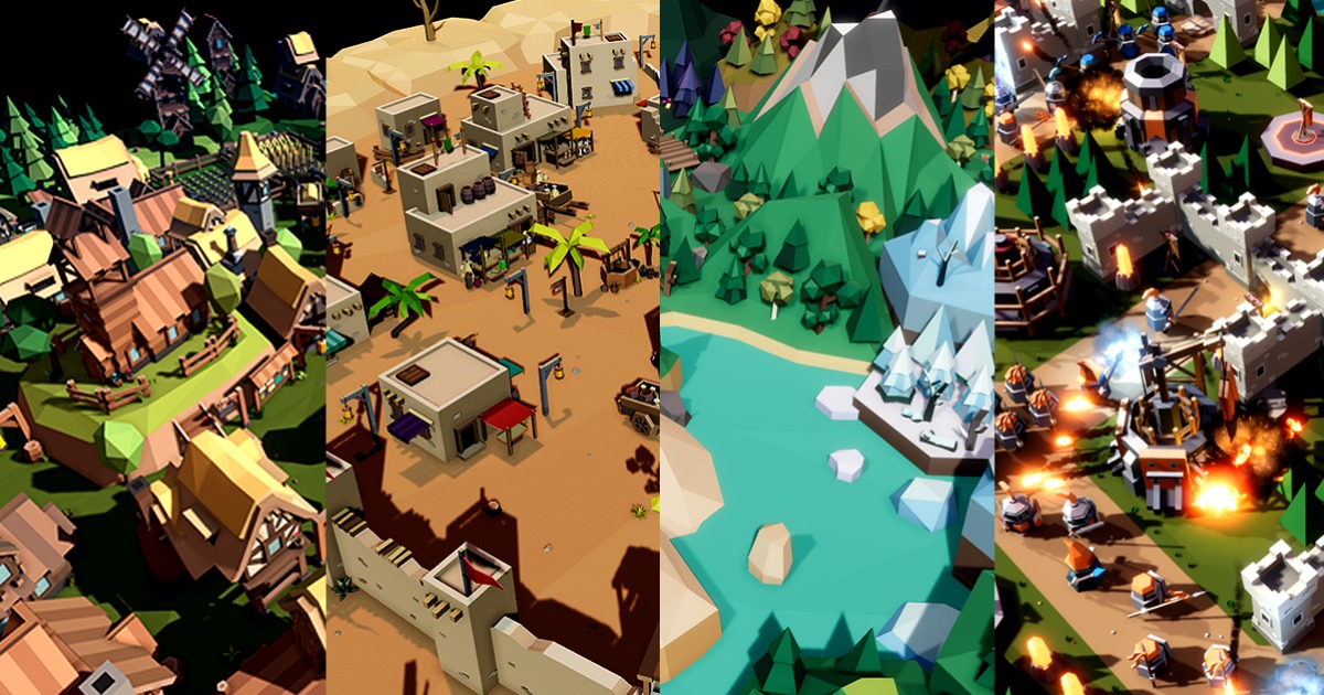 Fantasy Bundle - Low Poly 3D Art | 3D Fantasy | Unity Asset Store