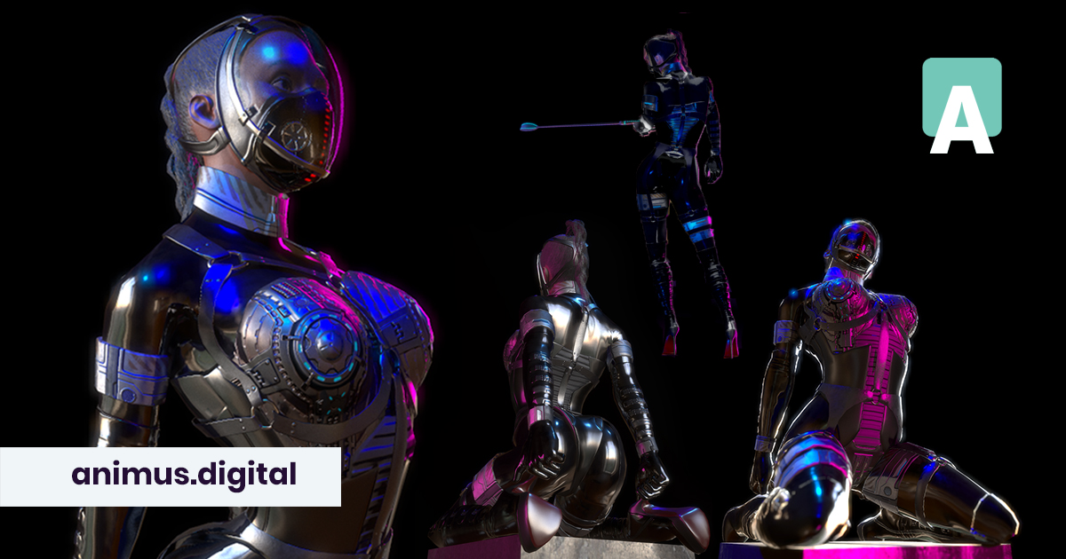 Sci-fi suit VC-1-F modular pack | 3D Clothing | Unity Asset Store