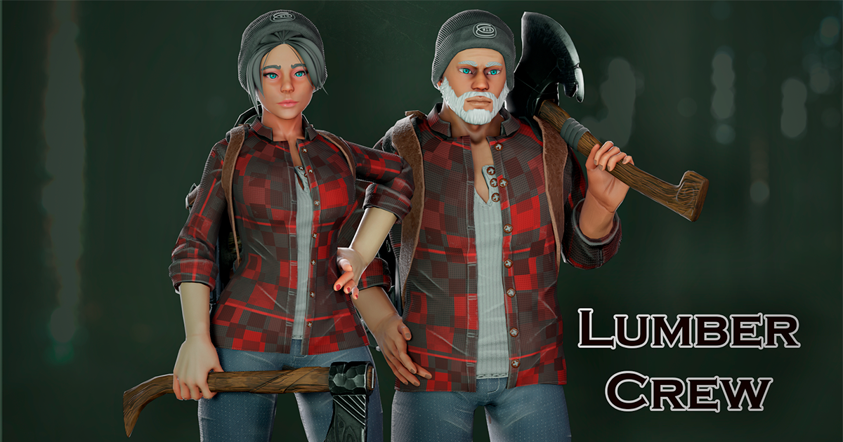 Lumber Crew | Characters | Unity Asset Store