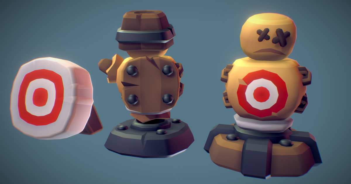 Cube World Practice Dummy - Proto Series | 3D Props | Unity Asset Store