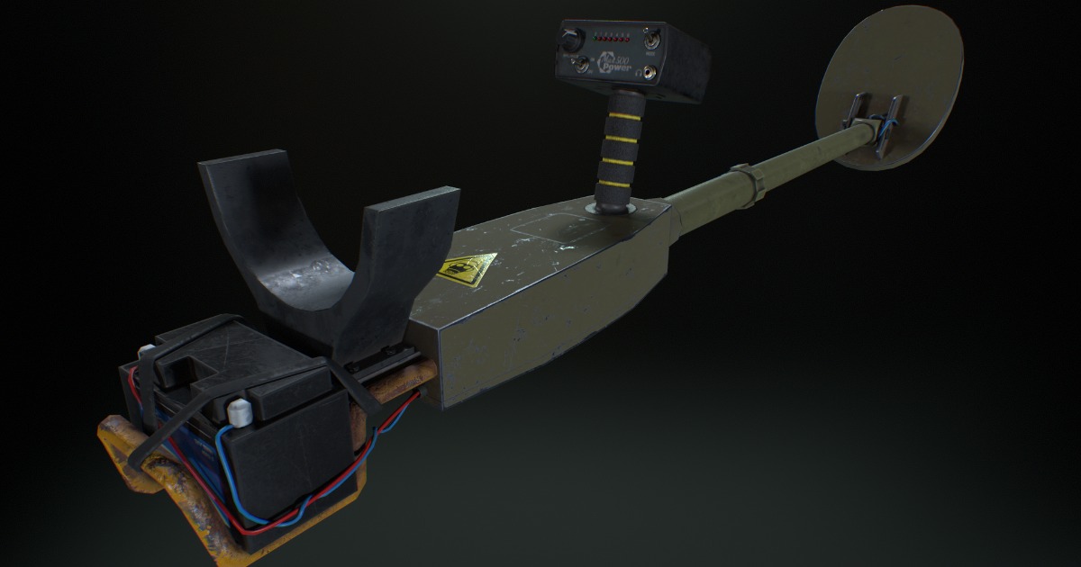 Homemade Metal Detector | 3D Electronics | Unity Asset Store