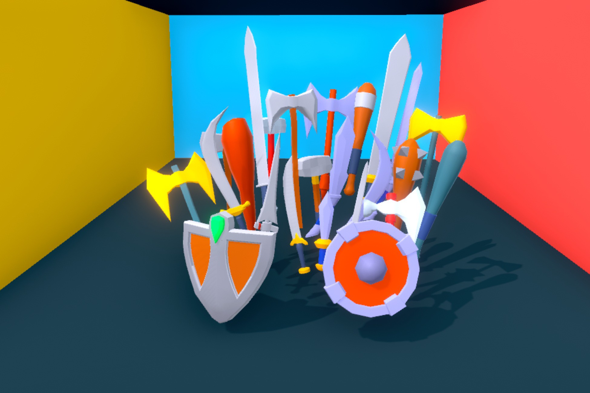 Weapons Pack Low Poly | 3D Weapons | Unity Asset Store