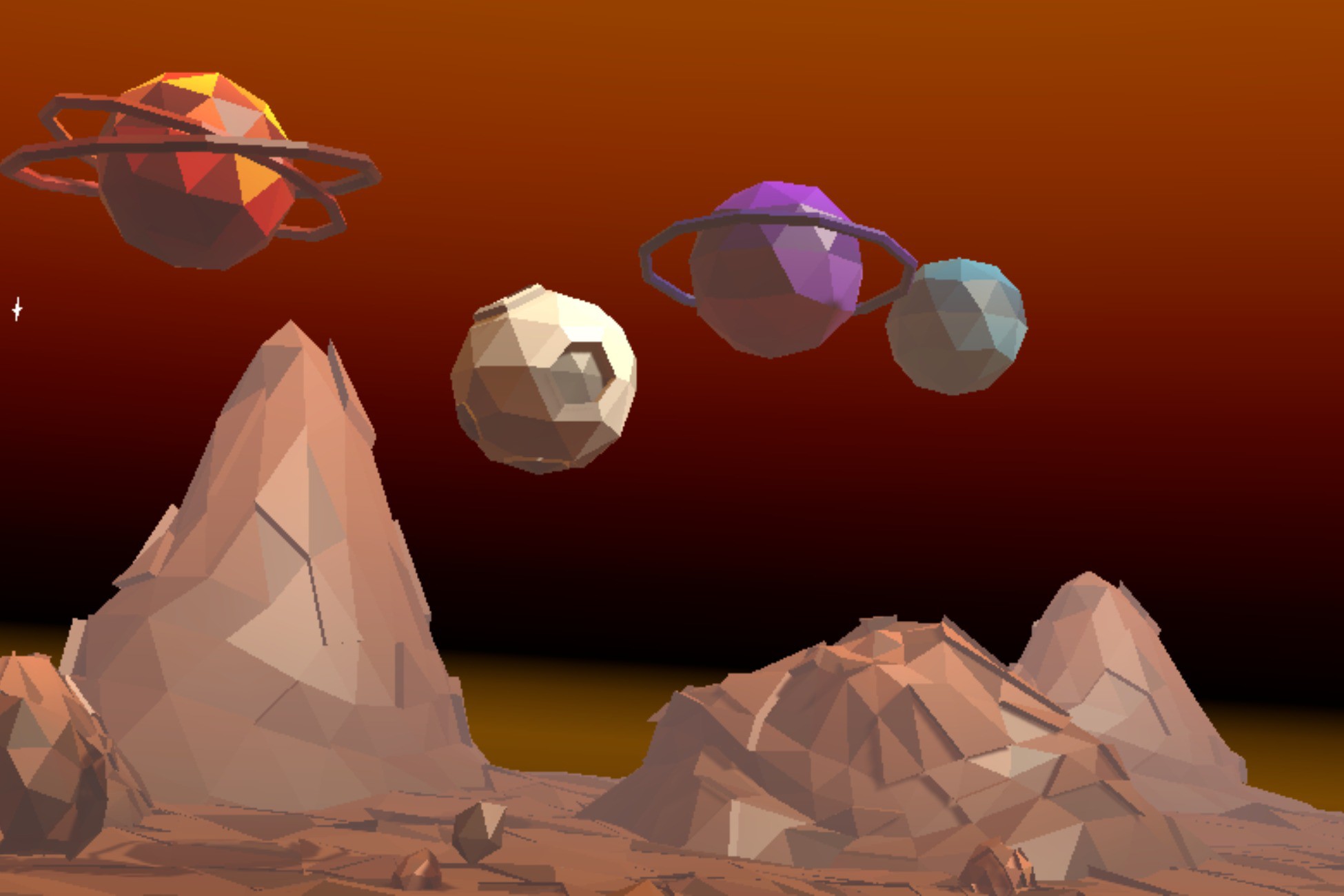 Full Space Scene (Low-Poly) by Alkoryn Studios. | 3D Environments ...