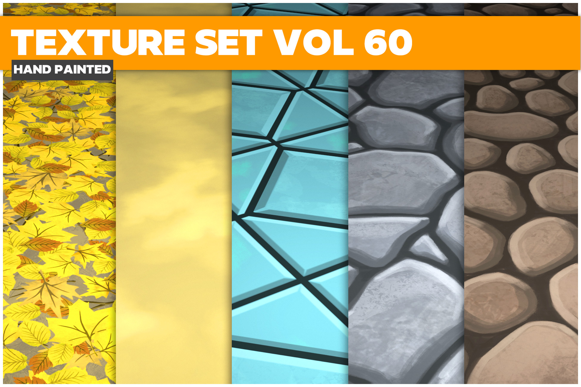 Texture Set Vol.60 Hand Painted Mix | 2D Floors | Unity Asset Store