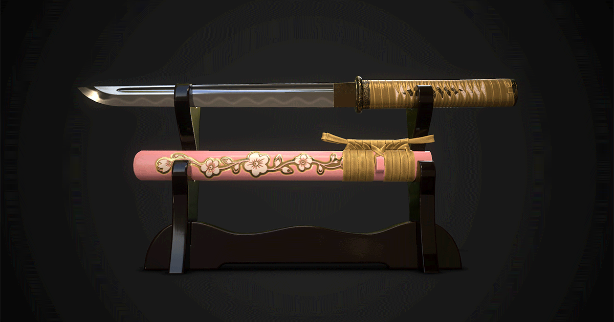 Samurai sword tanto No.04 | 3D Weapons | Unity Asset Store