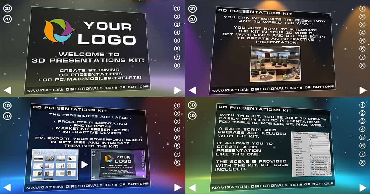 3D Presentations Kit | GUI Tools | Unity Asset Store