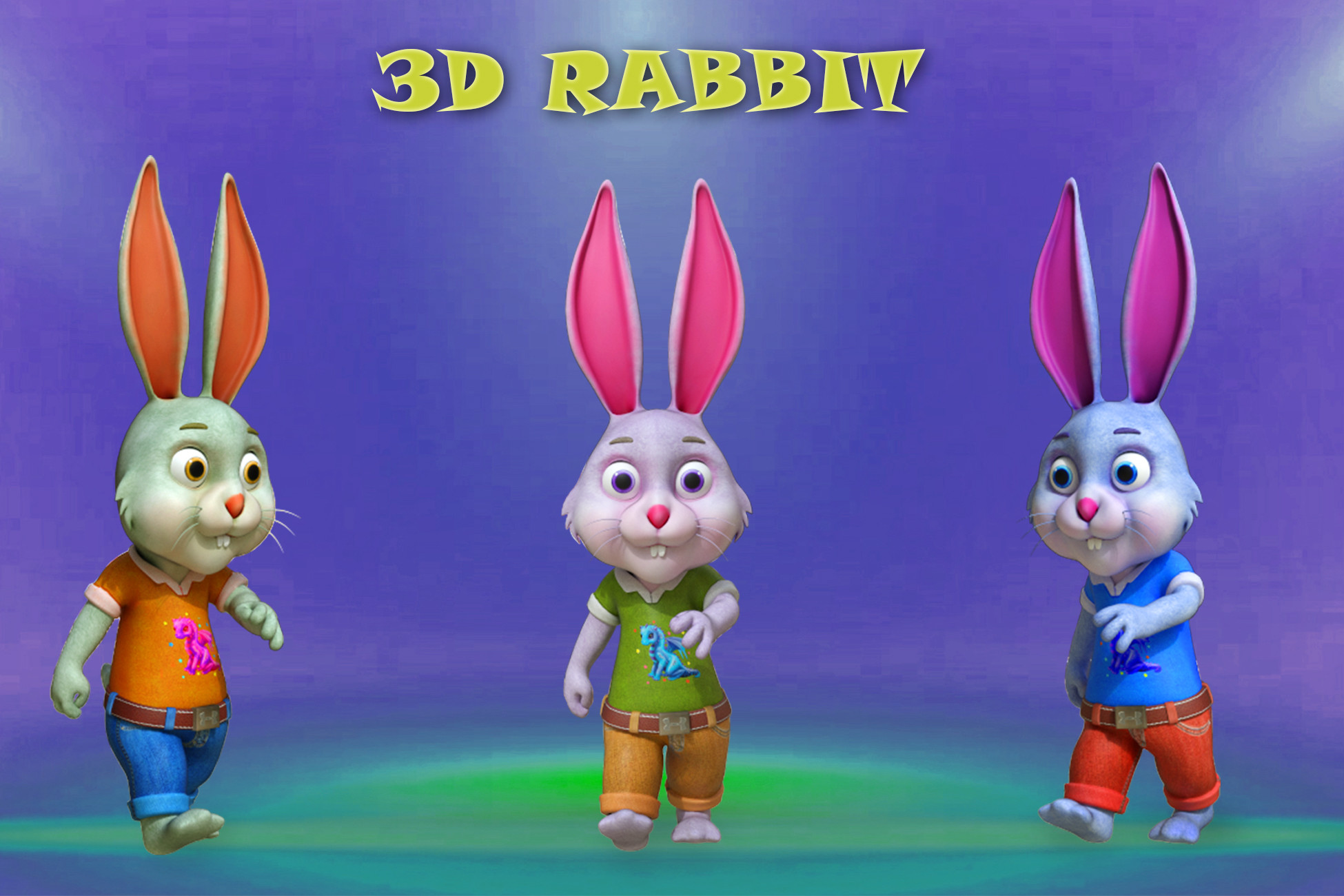 Humanoid Rabbit Character Pack | Characters | Unity Asset Store