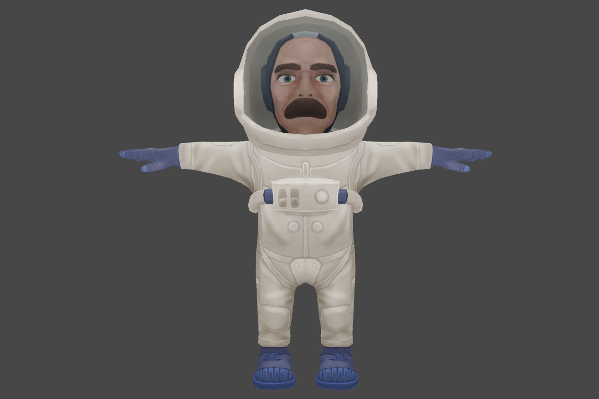 Stylized astronaut character | Characters | Unity Asset Store