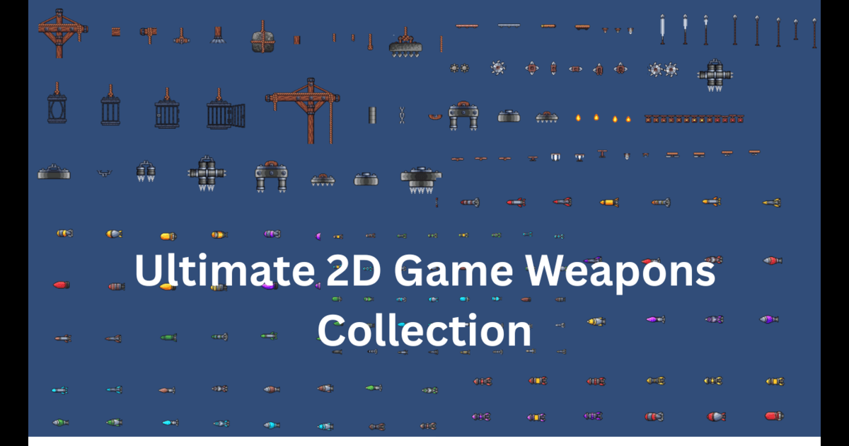 Ultimate 2D Weapons Collection | 2D Icons | Unity Asset Store
