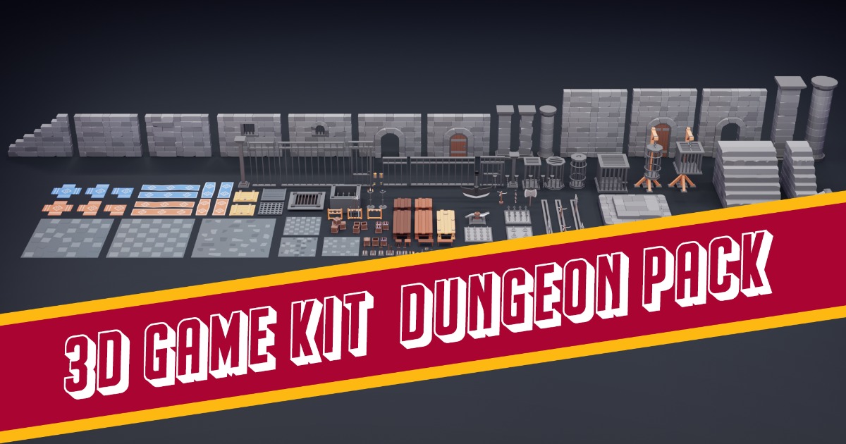 3D Game Kit-Dungeon Pack | 3D 던젼 | Unity Asset Store