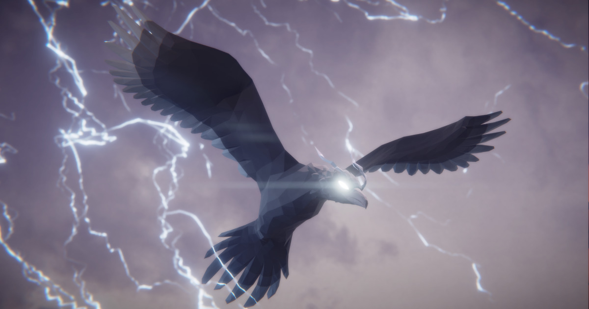 Low Poly Legend: Thunderbird | Characters | Unity Asset Store