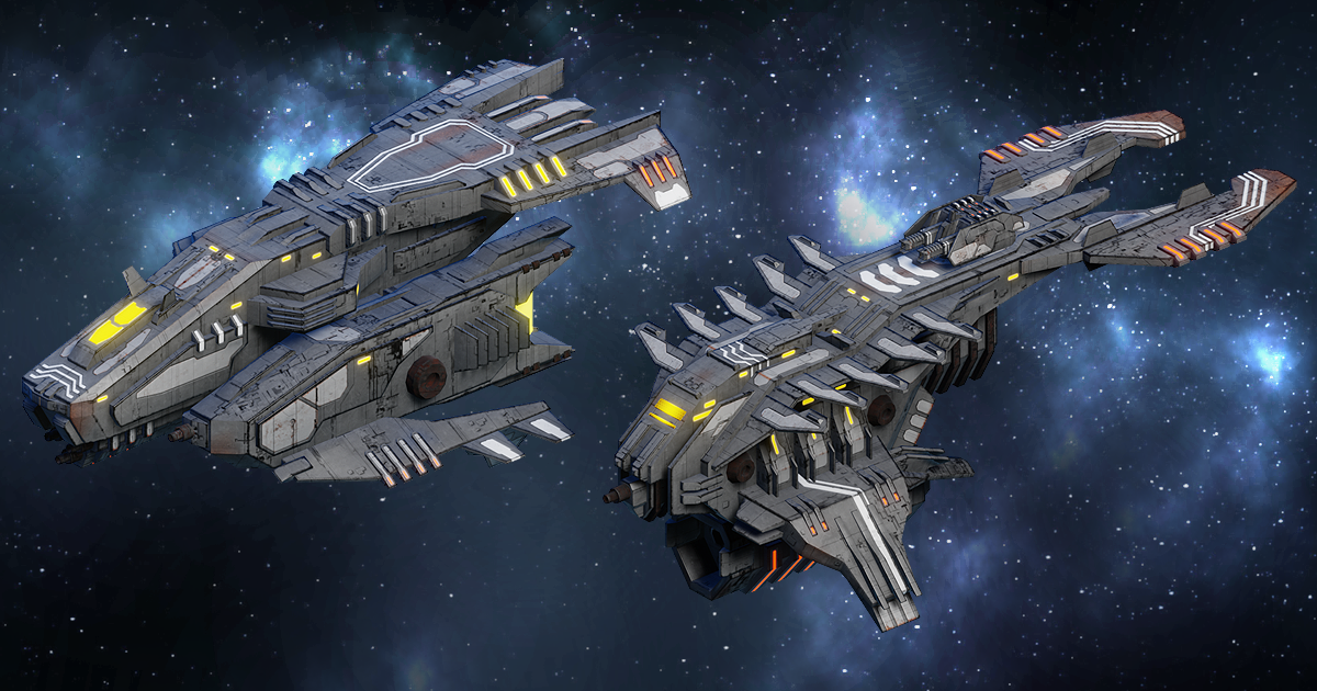 Spaceship Progenitor Frigates | 3D 宇宙飞船 | Unity Asset Store