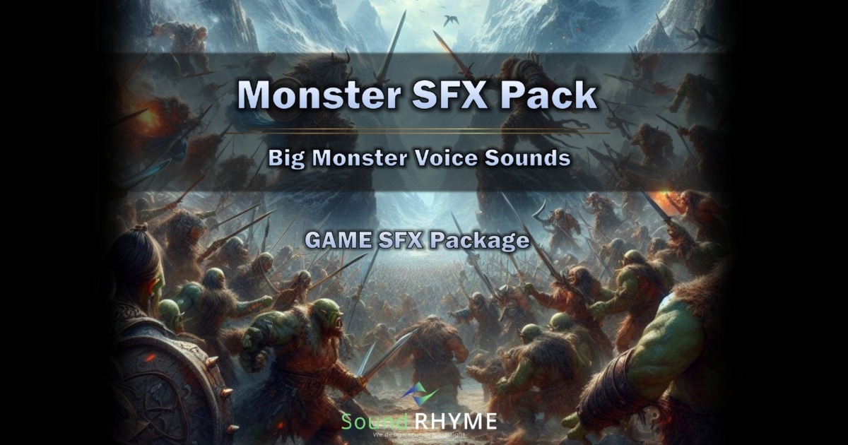 Monster SFX Pack | Audio Sound FX | Unity Asset Store