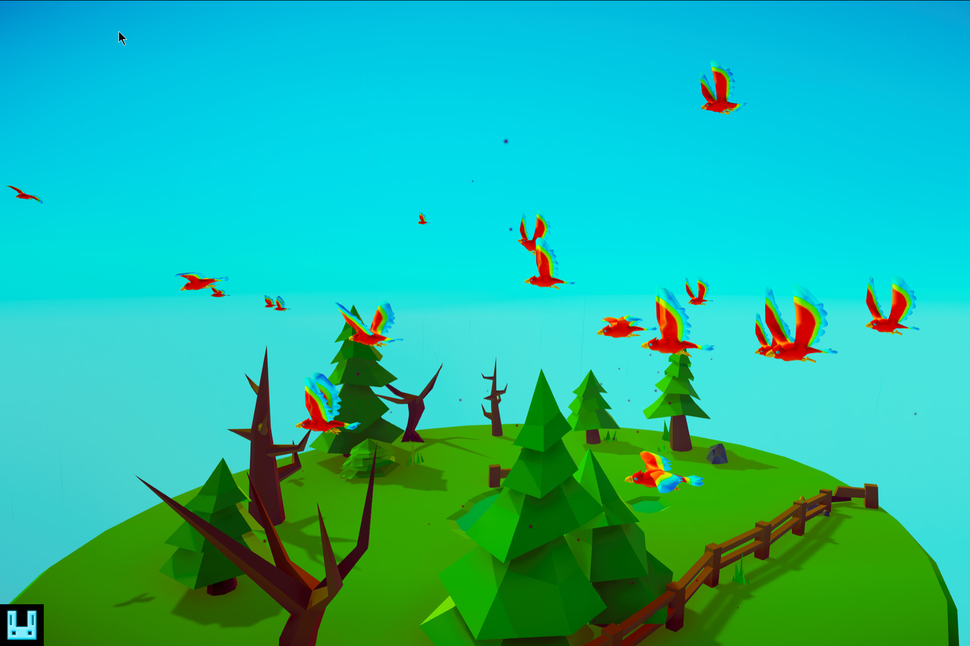 Bird Flock Toon Parrot | Characters | Unity Asset Store