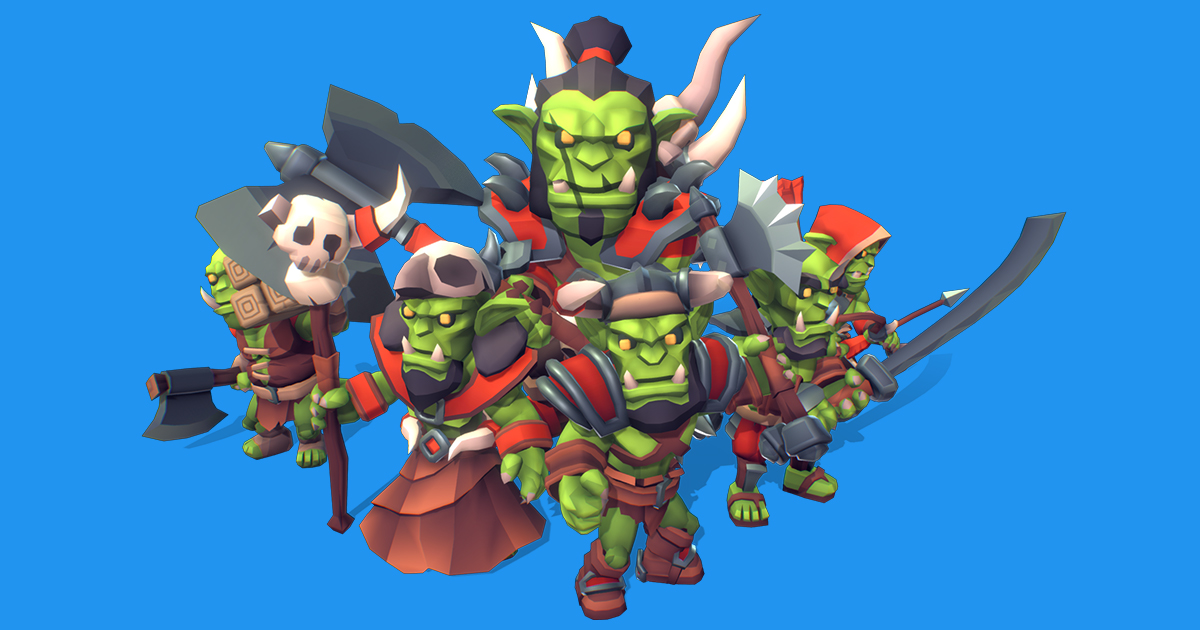 Orc Horde - Proto Series | 캐릭터 | Unity Asset Store
