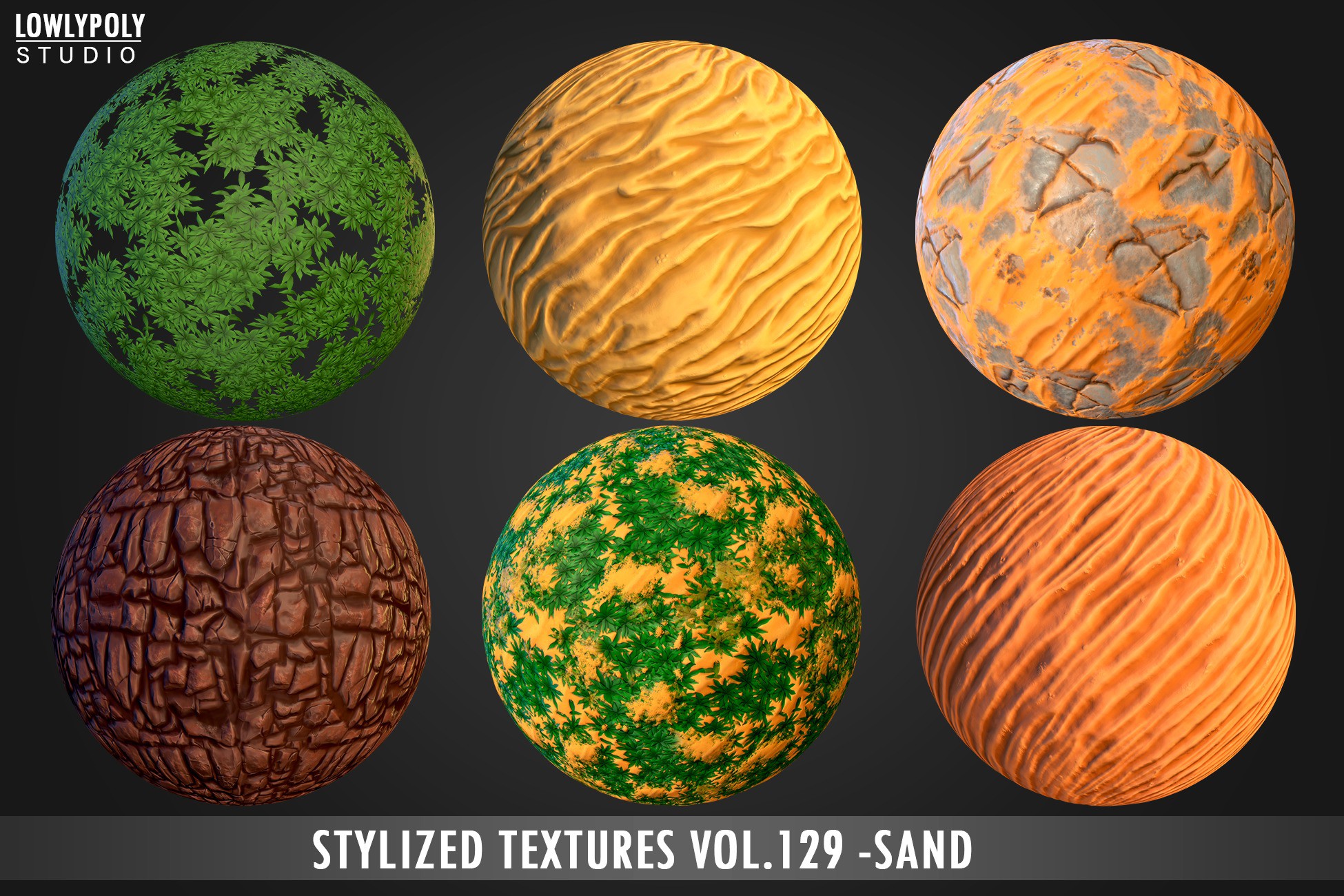 Sand Vol.129 - Stylized Textures | 2D Nature | Unity Asset Store