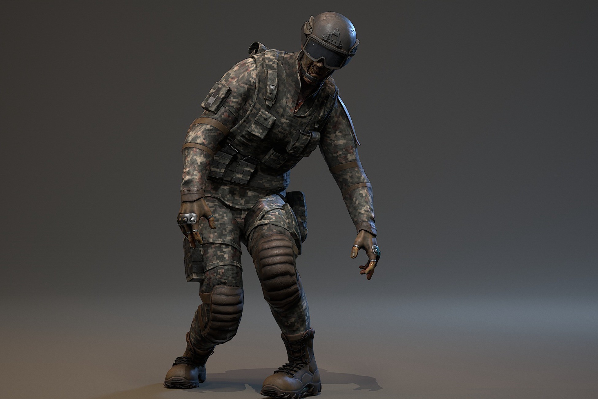 military zombie set1 | 3D Characters | Unity Asset Store