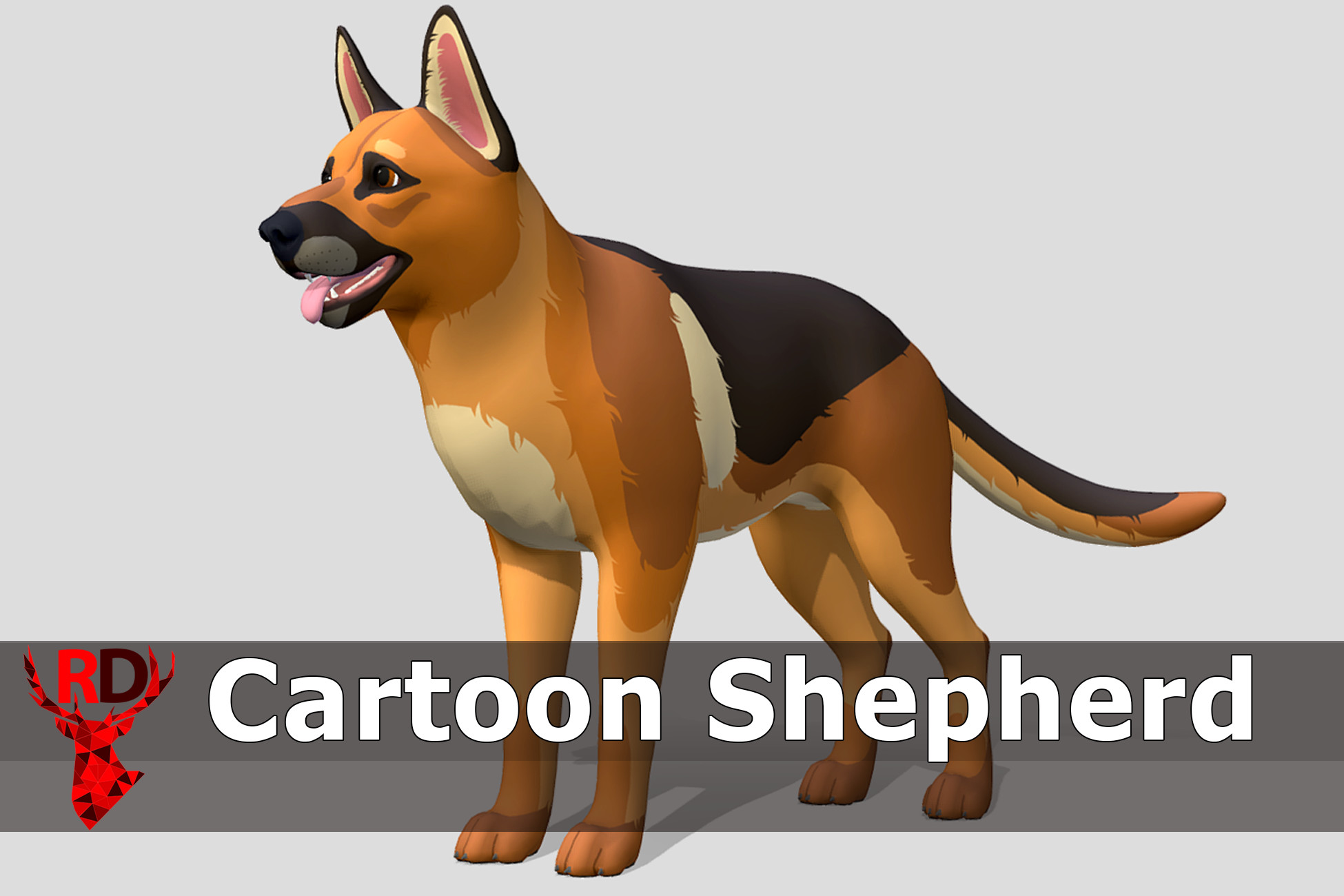 Cartoon Dog - Shepherd | Characters | Unity Asset Store