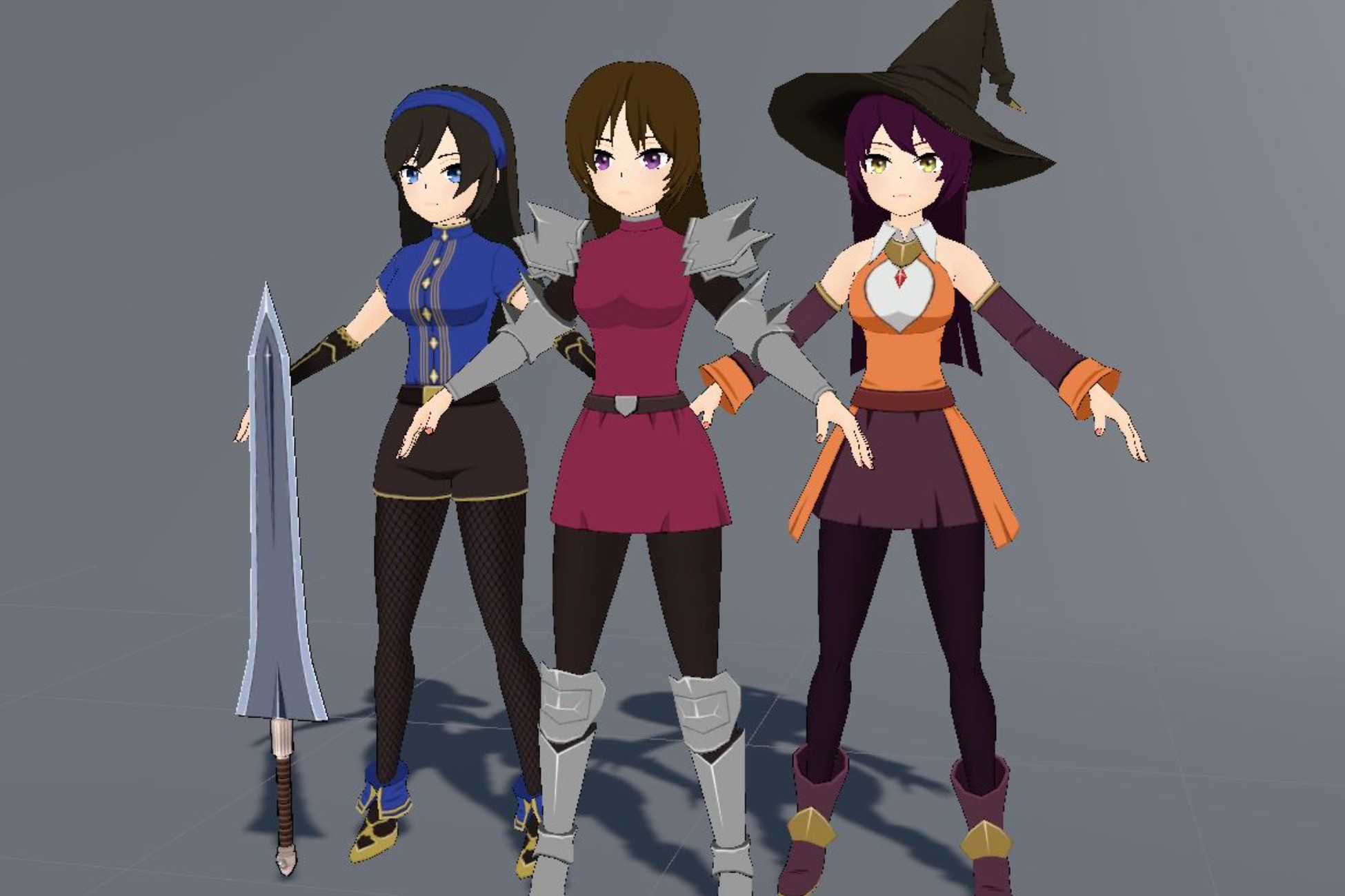 3D Anime Mature - Pack 06 # | 3D Humanoids | Unity Asset Store