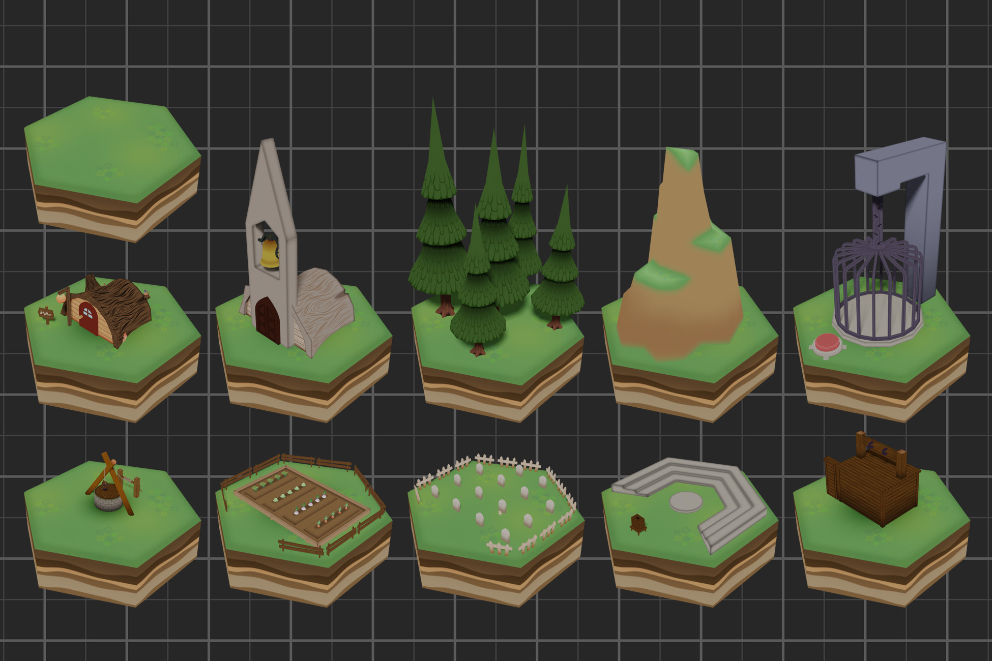 Village 3D for Werewolf Game | 3D Characters | Unity Asset Store