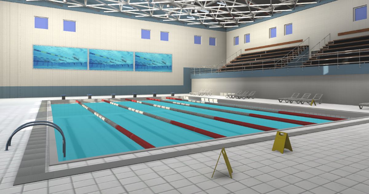 Swimming Pool | 3D Interior | Unity Asset Store