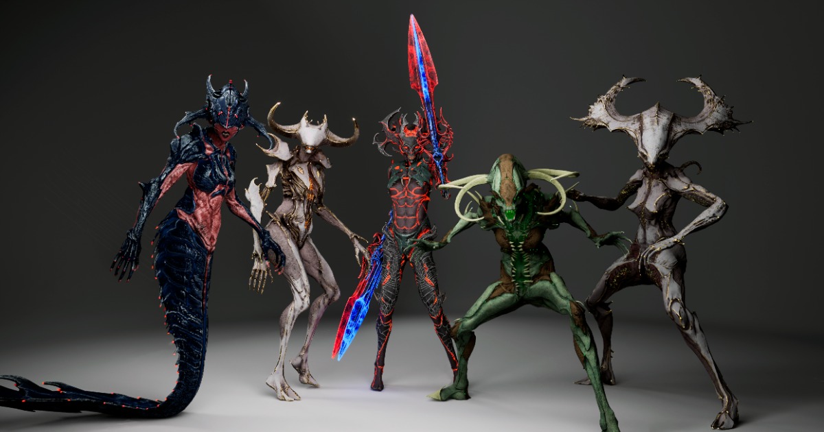 Female Alien Pack | 3D Creatures | Unity Asset Store