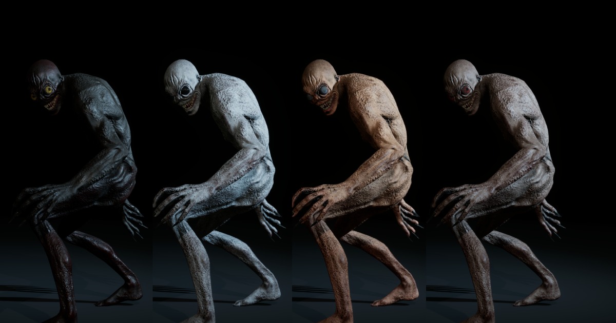 3D Character Ghoul creature | Characters | Unity Asset Store