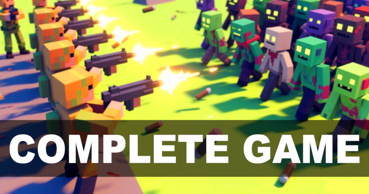 Zombie Rush Survival - Complete Mobile Game Template | Packs | Unity Asset Store