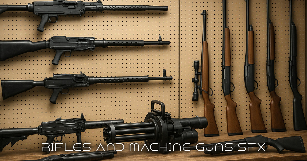 Rifles And Machine Guns SFX | Weapons Sound FX | Unity Asset Store