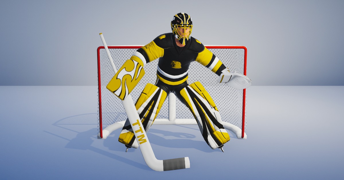 Hockey Goalie Animated | 3D Characters | Unity Asset Store