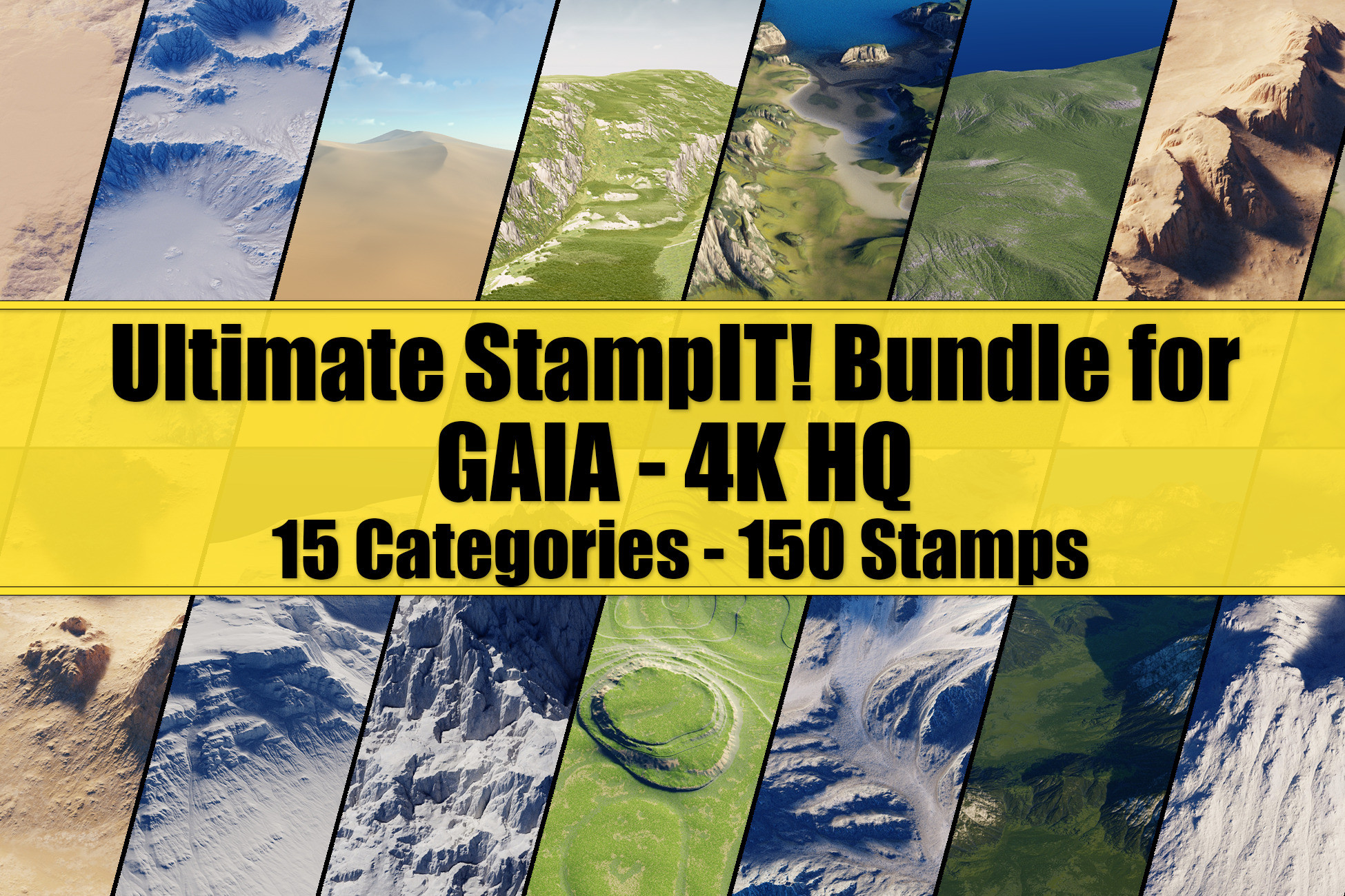 Ultimate StampIT! Bundle for GAIA - 4K HQ | 3D Landscapes | Unity Asset ...