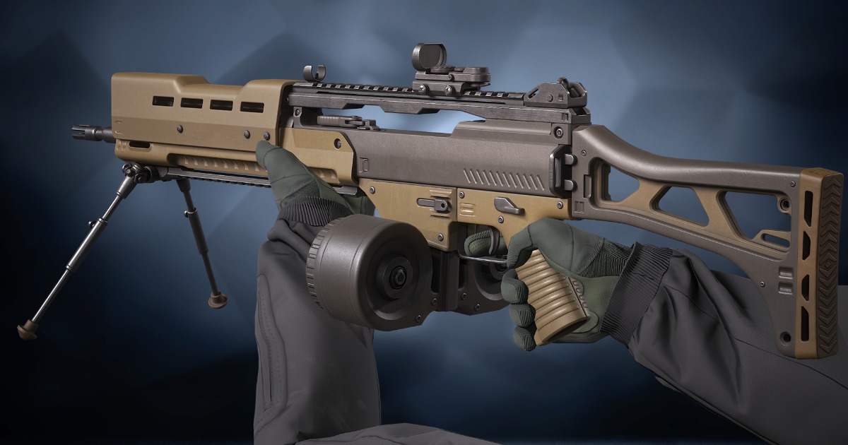 GM-63 Assault Rifle With Hands | 3D Weapons | Unity Asset Store