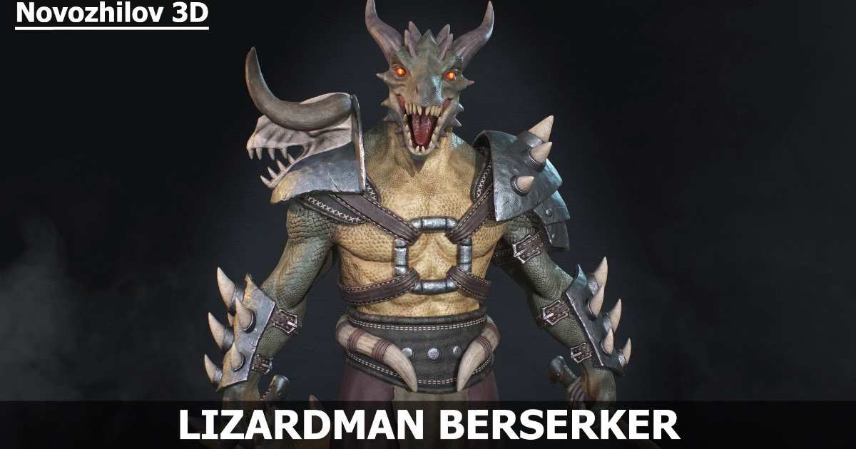 Lizardman Berserker | Characters | Unity Asset Store
