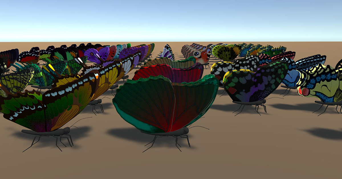 73 animated butterflies | Characters | Unity Asset Store