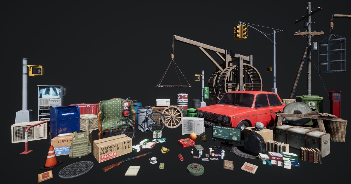 The Universal Props Pack | 3D Props | Unity Asset Store