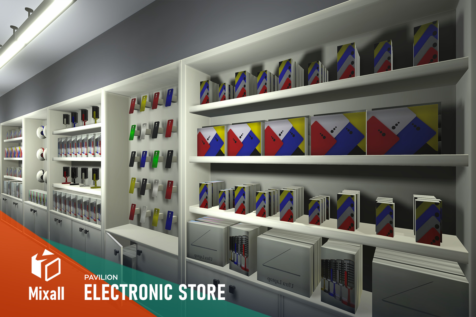 Electronic store - pavilion | 3D Environments | Unity Asset Store
