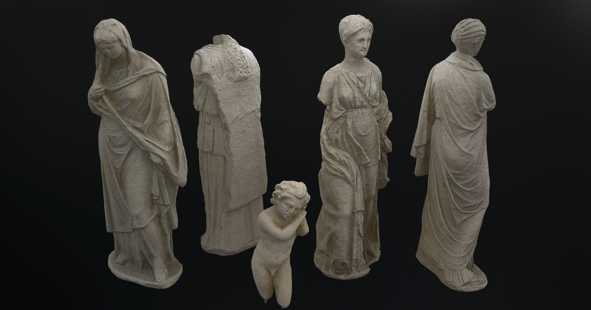 greek_statues_set_02 | 3D 역사적 건조물 | Unity Asset Store